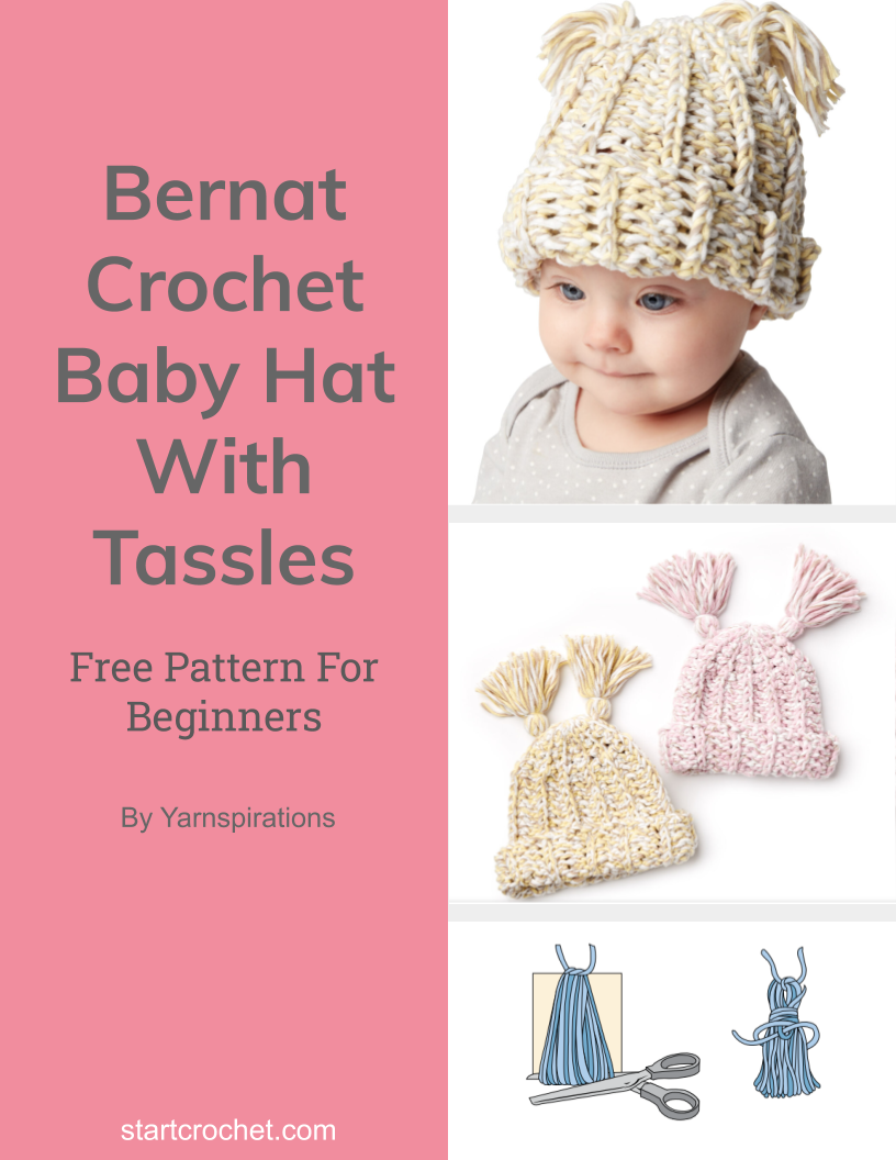 6 FREE Crochet Baby Hat Patterns For Beginners