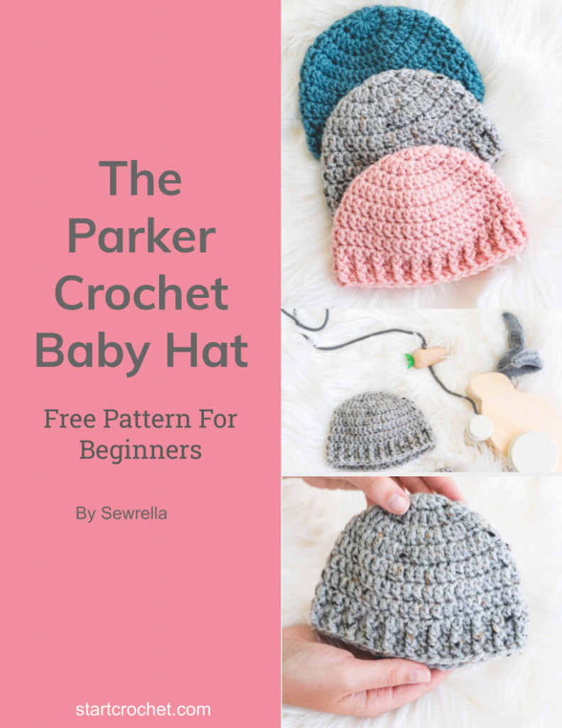 6 FREE Crochet Baby Hat Patterns For Beginners