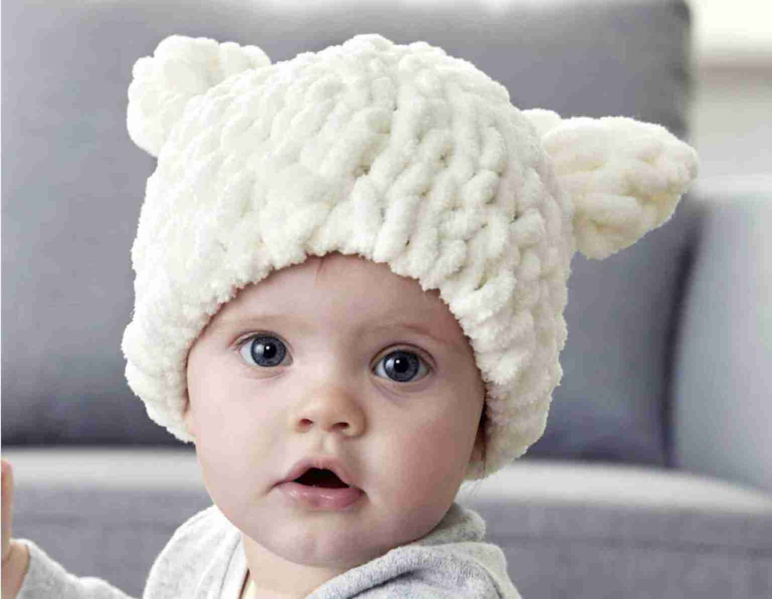 7 FREE Adorable Crochet Baby Hat Patterns For Beginners