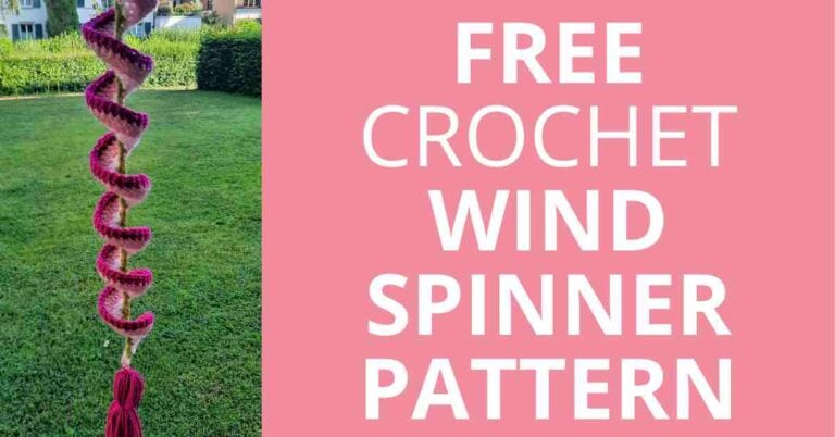 How To Crochet A Wind Spinner - Fast & Easy