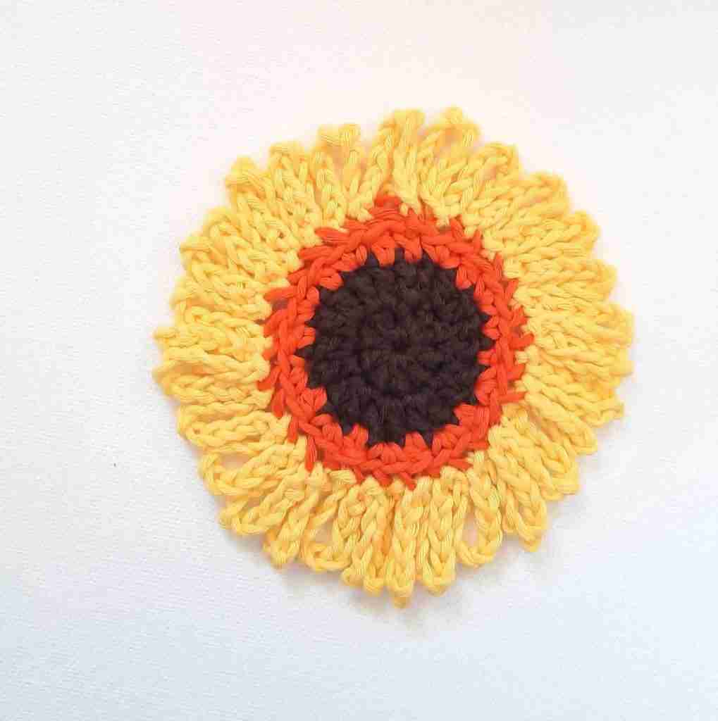Sunflower Appliqué Crochet Pattern PDF - Start Crochet