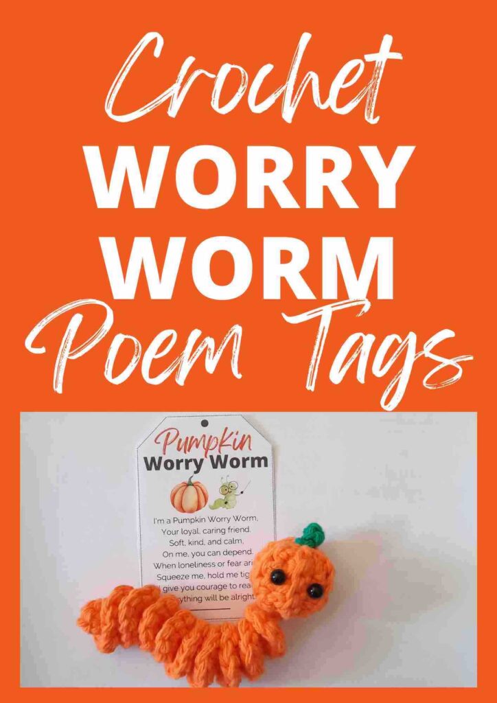 Printable Poem Tags for Pumpkin Worry Worm (RAOCKs)