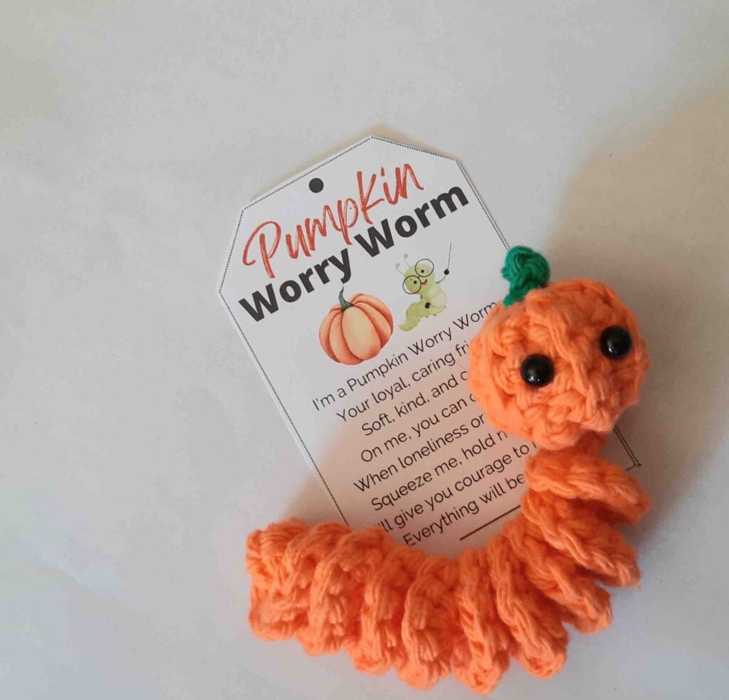 Printable Poem Tags for Pumpkin Worry Worm (RAOCKs)