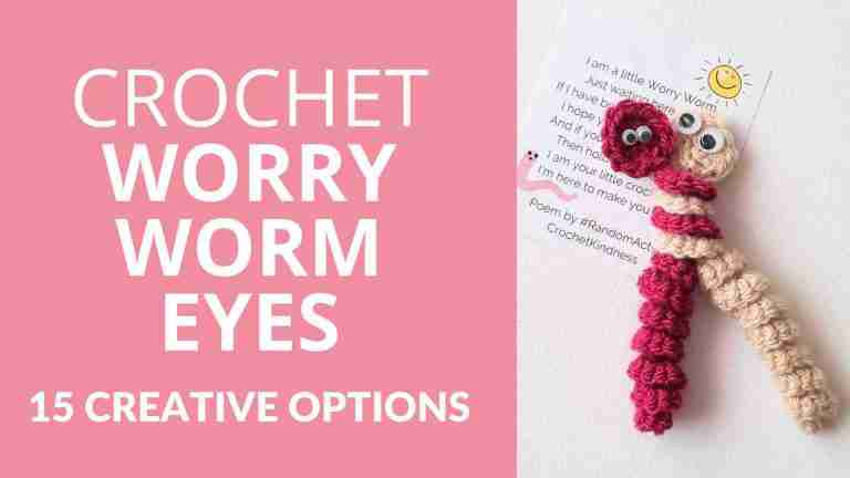 Finger Puppet Googly Eyes Worry Worm Crochet Pattern: Meet Wiggly ...