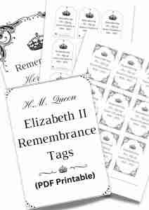 Queen Elizabeth II Tags (PDF Printable) - Start Crochet