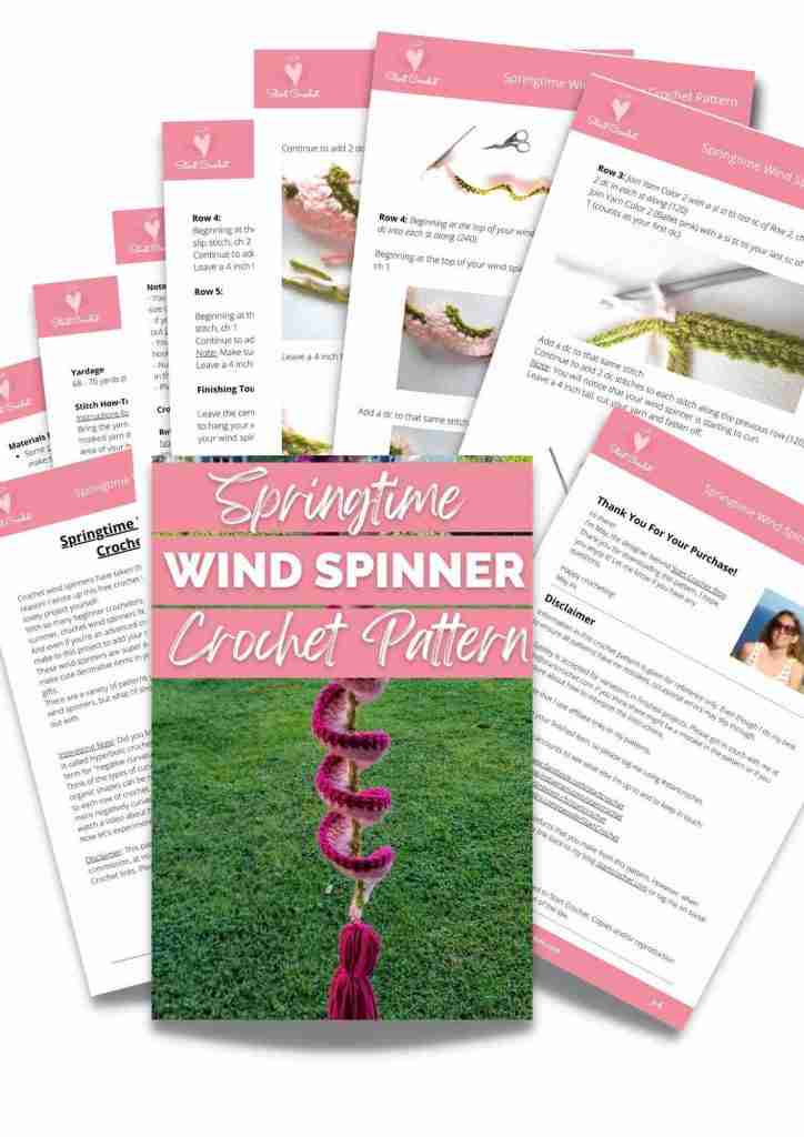 4 FREE Crochet Wind Spinner Patterns to Brighten Up Every Season!