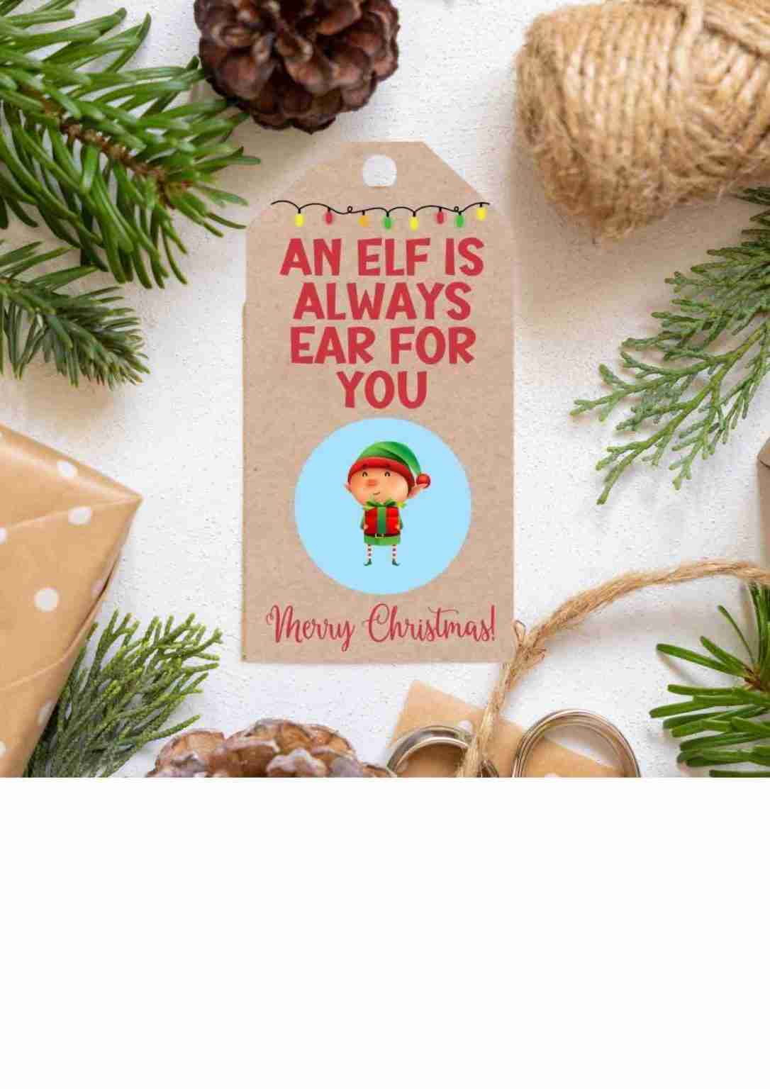 Christmas Elf Gift Tags (PDF Printable) - Start Crochet