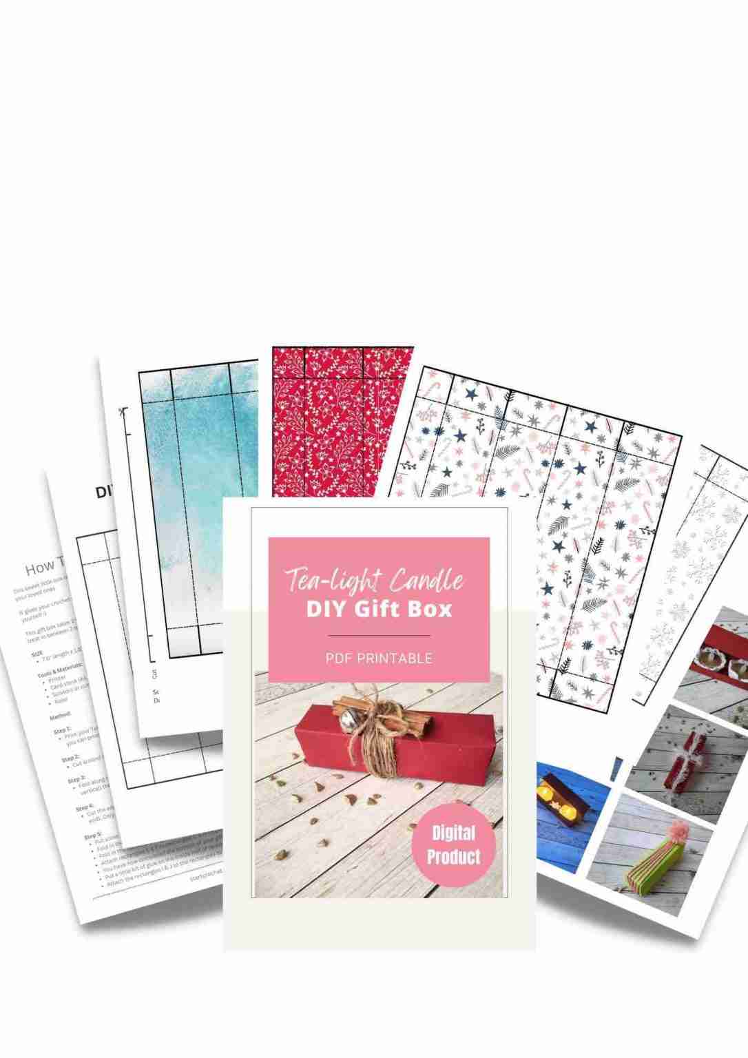 Simple Christmas Gift Box Template PDF - Start Crochet