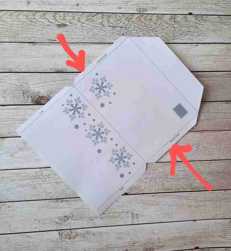 Easy Homemade Christmas Envelope Template [PDF Printable Instantly ...