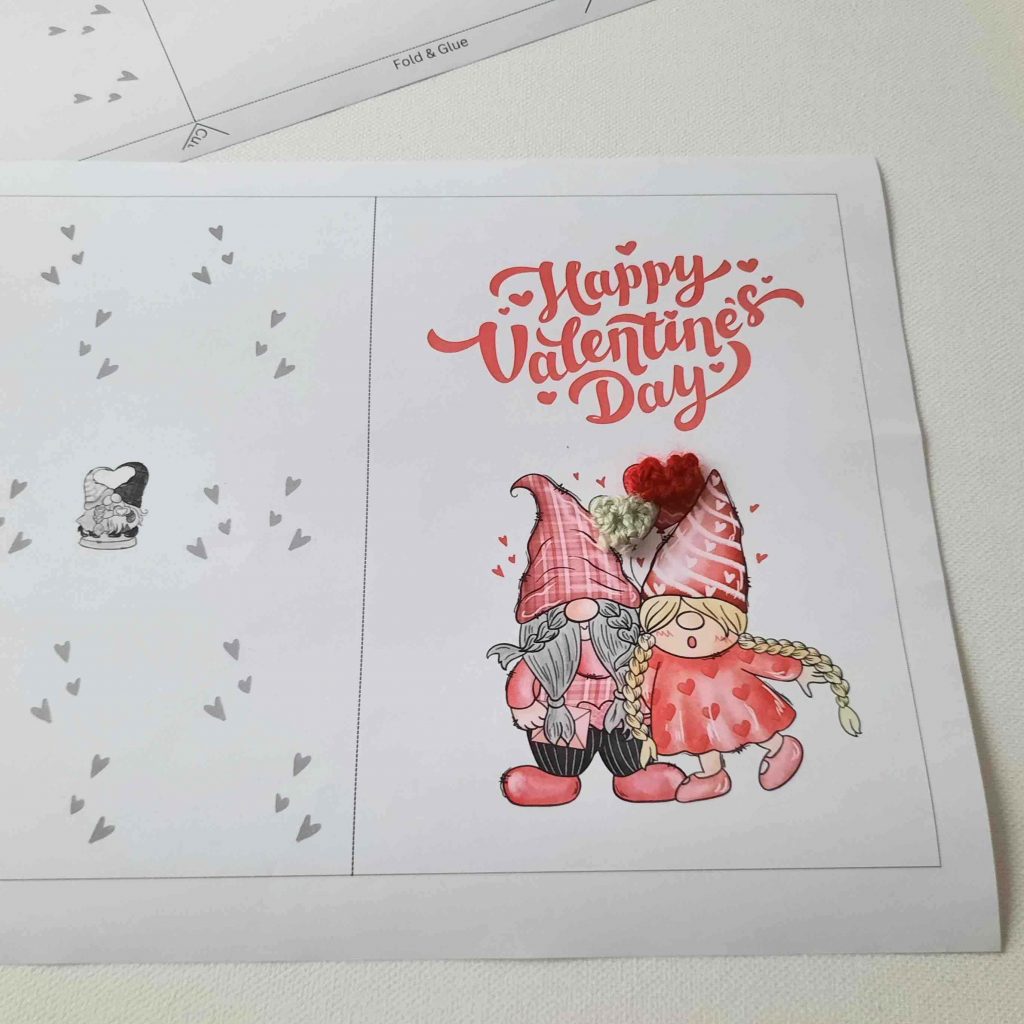 DIY Valentine’s Card & Envelope (Printable) - Start Crochet