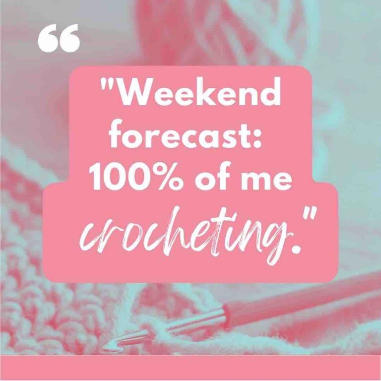 Crochet Quotes Template Pack (Editable With Canva) - Start Crochet