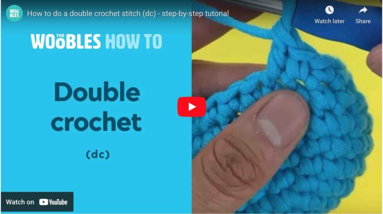 How To Master The Double Crochet Stitch (In-Depth Tutorial For ...