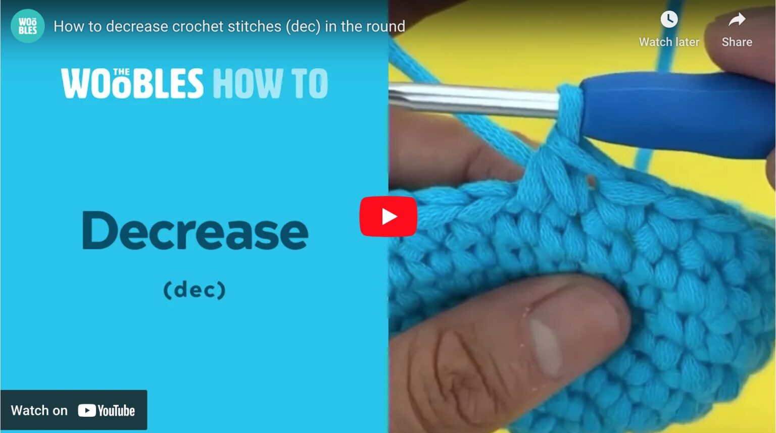 Gnome Worry Worm Crochet Pattern - Start Crochet