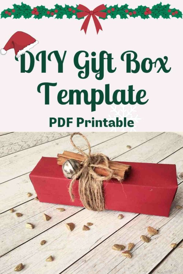 Simple Christmas Gift Box Template PDF - Start Crochet
