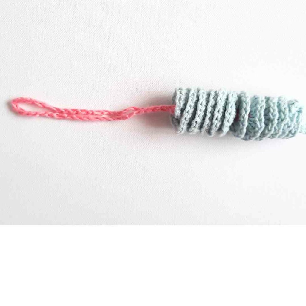 Kitty with a Cat Hat: Worry Worm With Wooden Head Crochet Pattern