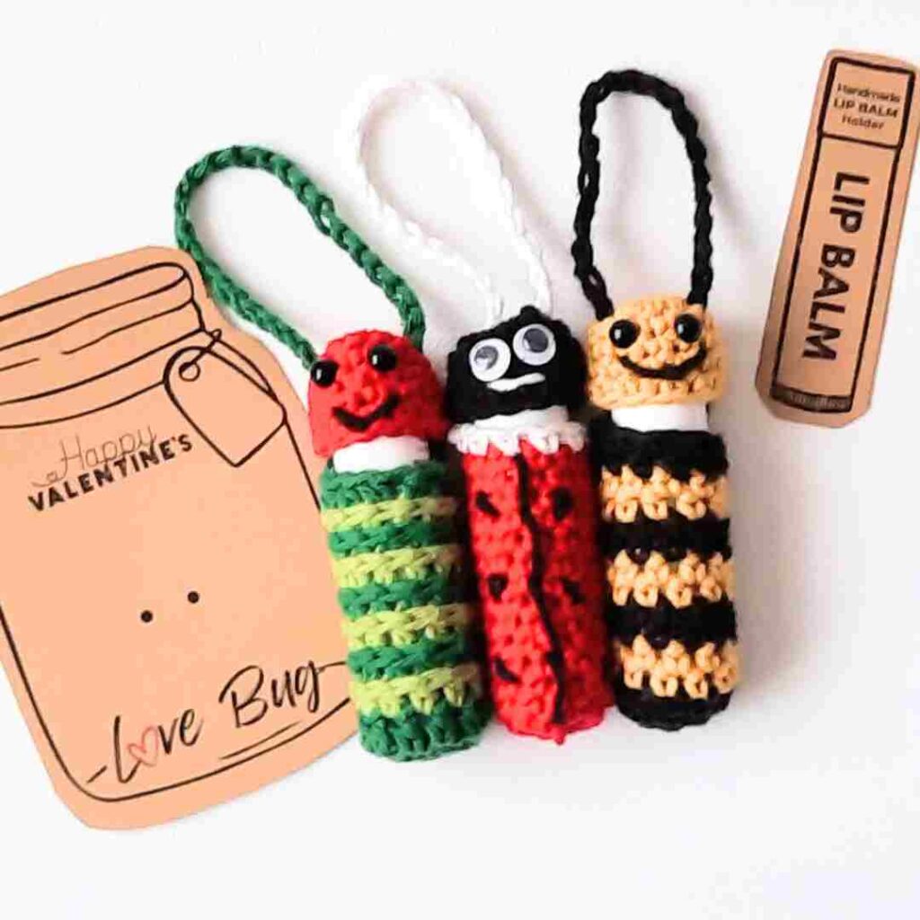 Bee Chapstick Holder Crochet Pattern PDF - Start Crochet
