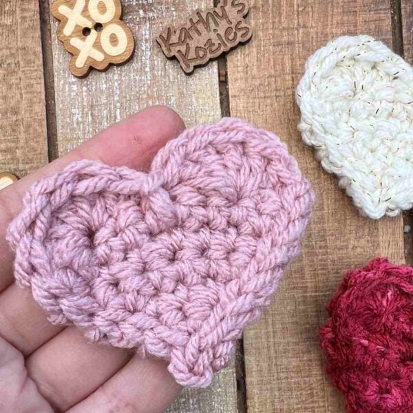 14 Versatile Crochet Heart Appliqué Patterns (To Add a Pop of Love)