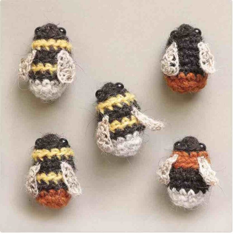 17+ Small Bee Crochet Patterns (Tiny Adorable Treasures To Try)