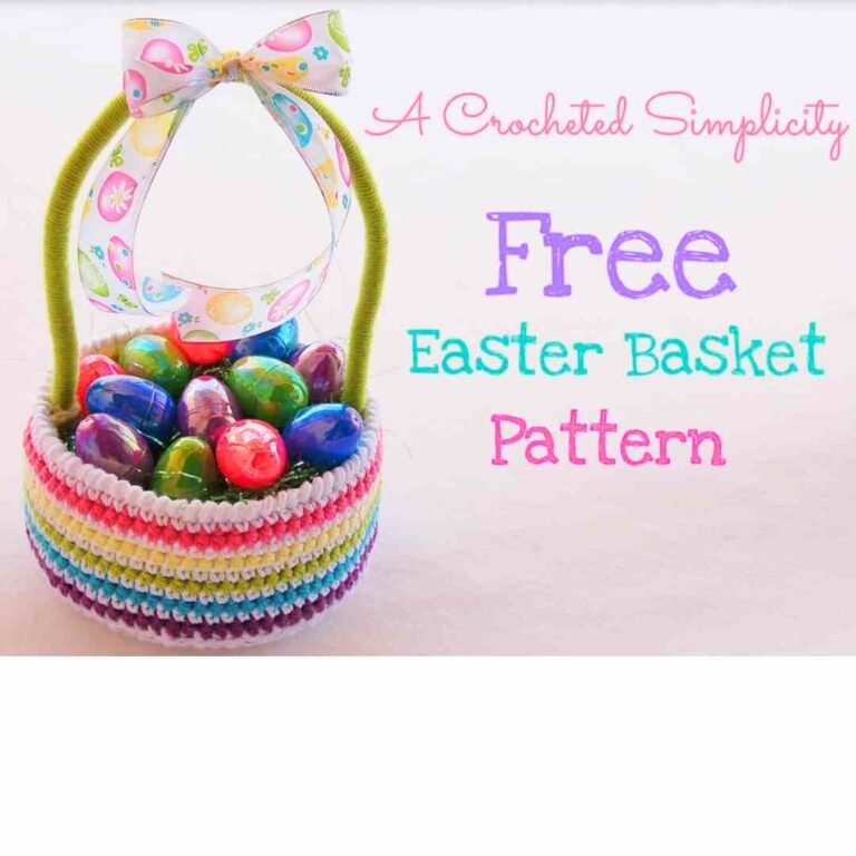 15 FREE Crochet Easter Basket Patterns (For The perfect Holiday Touch)