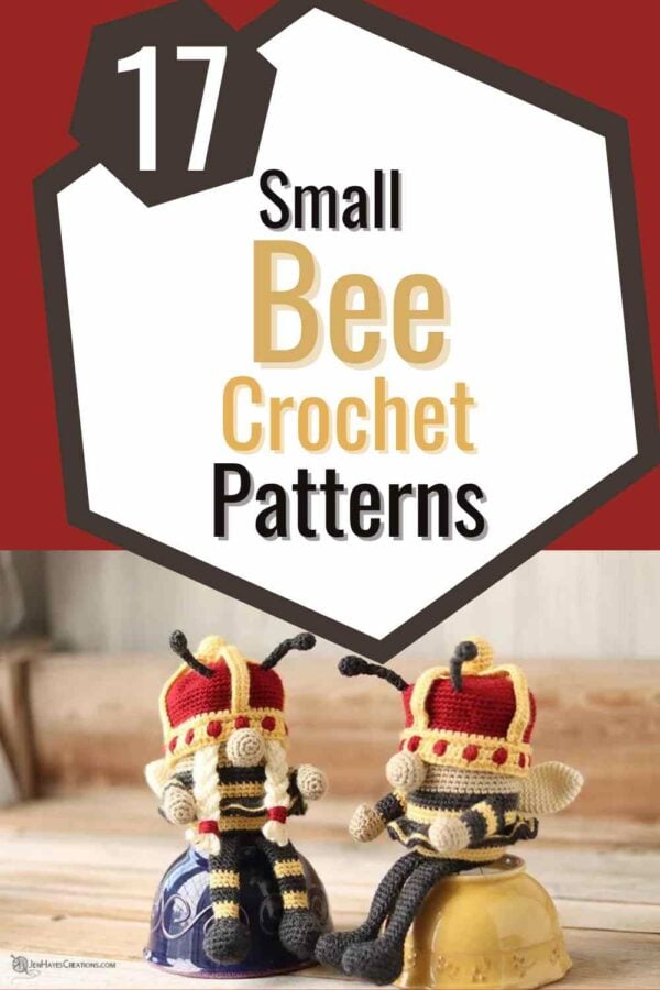 17+ Small Bee Crochet Patterns (Tiny Adorable Treasures To Try)