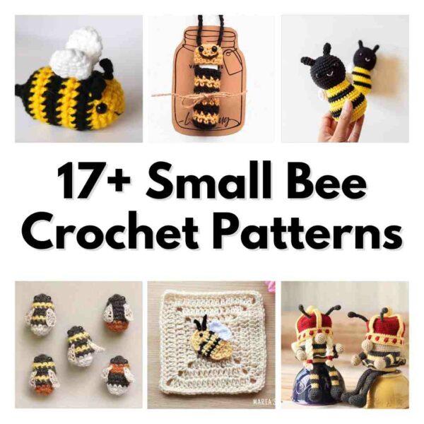 17+ Small Bee Crochet Patterns (Tiny Adorable Treasures To Try)