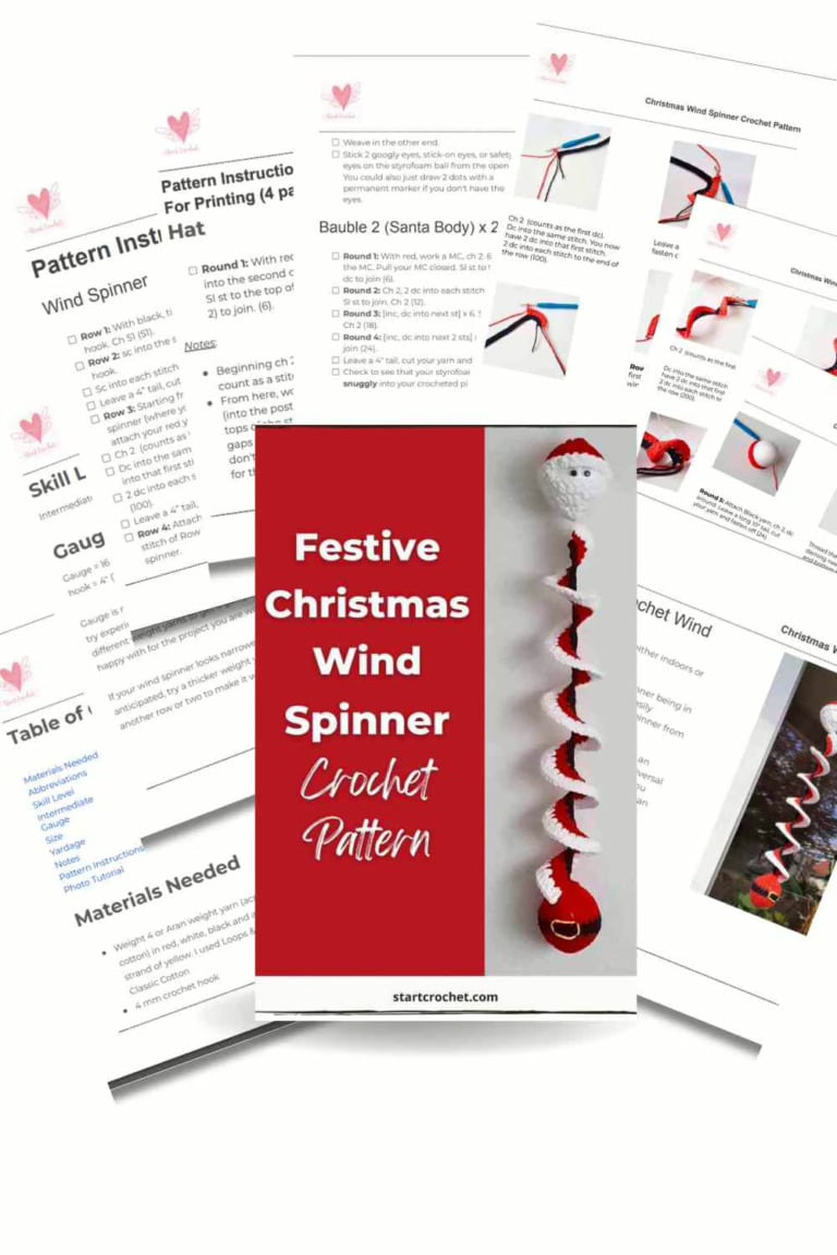 4 FREE Crochet Wind Spinner Patterns to Brighten Up Every Season!