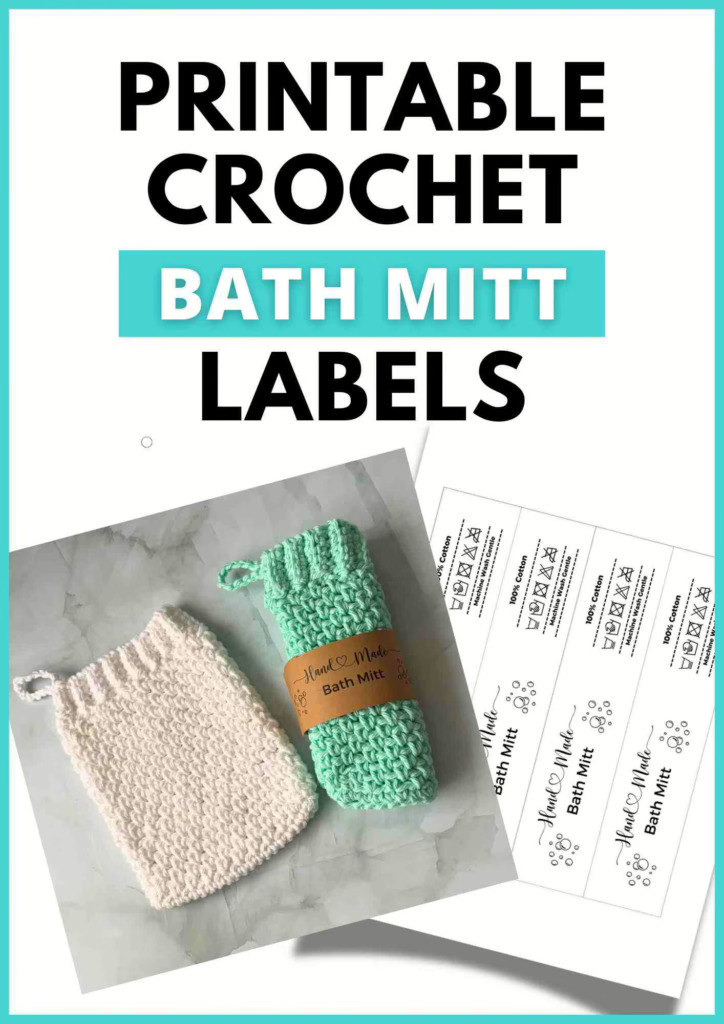 East Bath Mitt Crochet Pattern [For Beginners]
