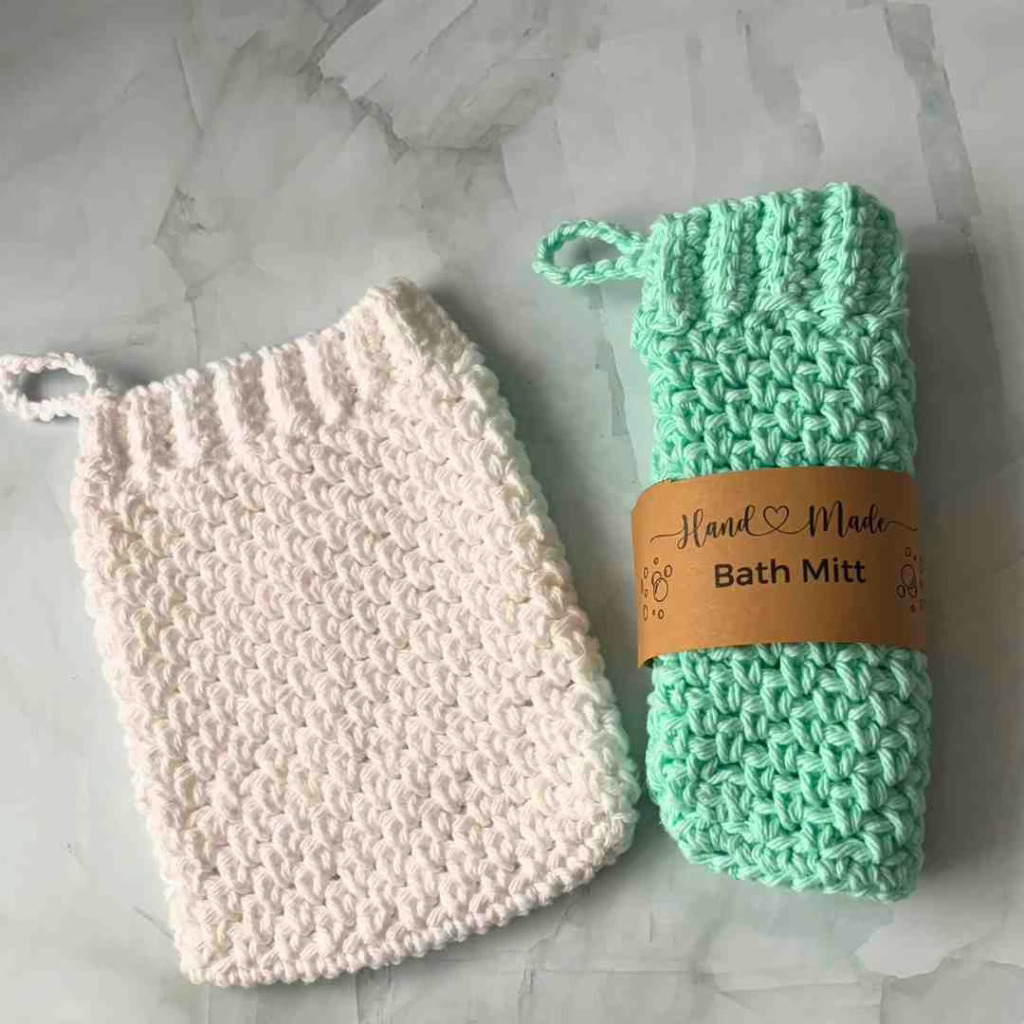 East Bath Mitt Crochet Pattern [For Beginners]