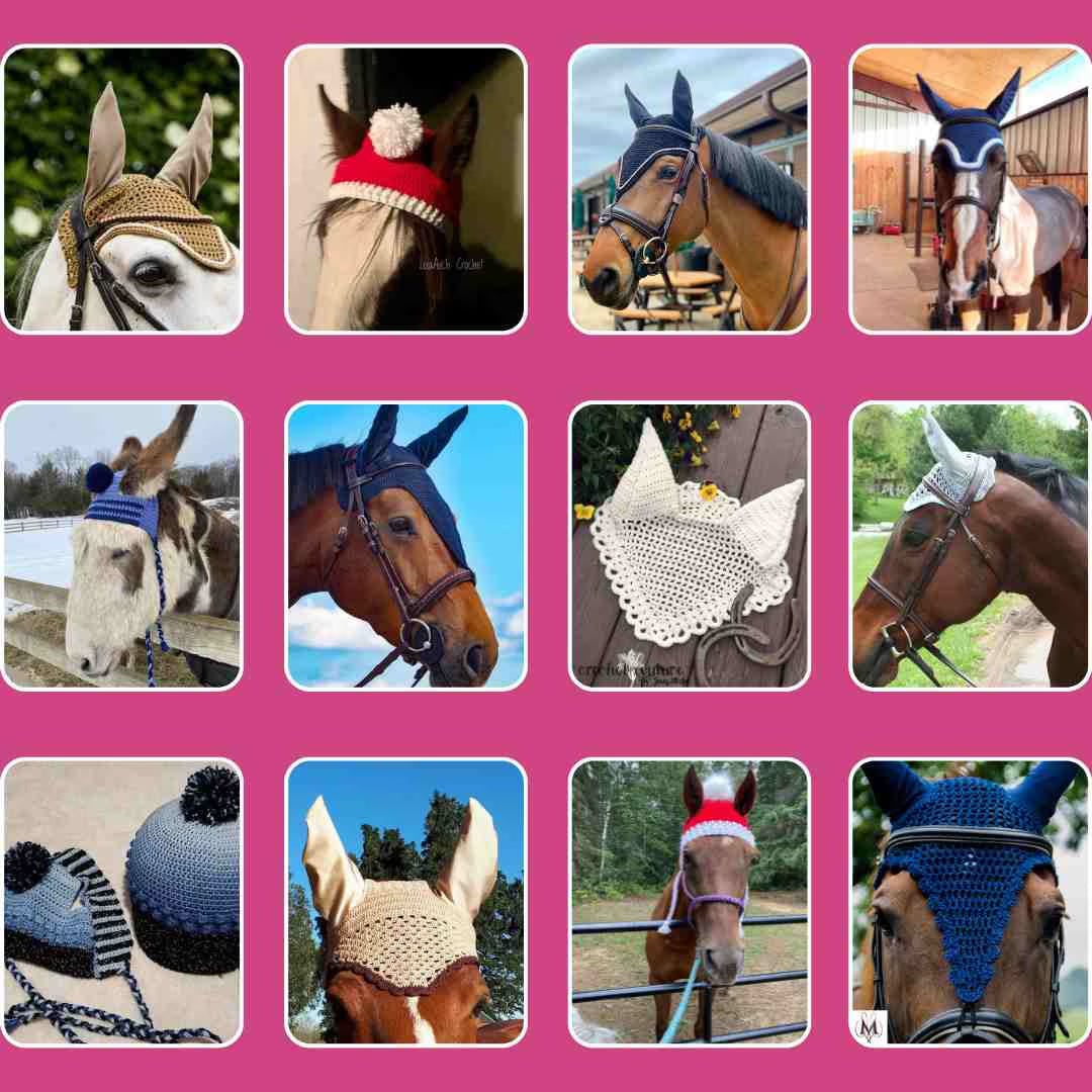 16+ Horse Bonnet Crochet Patterns For the Equestrian in Your Life