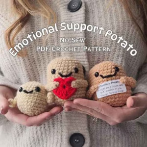 Need a Pick-Me-Up? These 12+ Positive Potato Crochet Patterns Are Pure Joy!