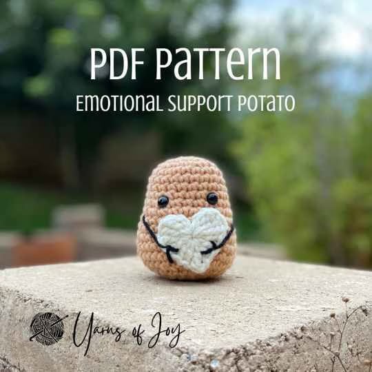 Need a Pick-Me-Up? These 12+ Positive Potato Crochet Patterns Are Pure Joy!