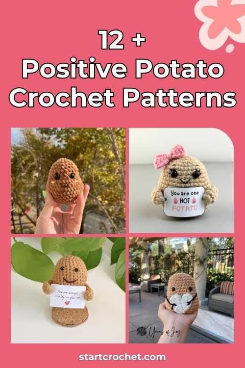 Need a Pick-Me-Up? These 12+ Positive Potato Crochet Patterns Are Pure Joy!