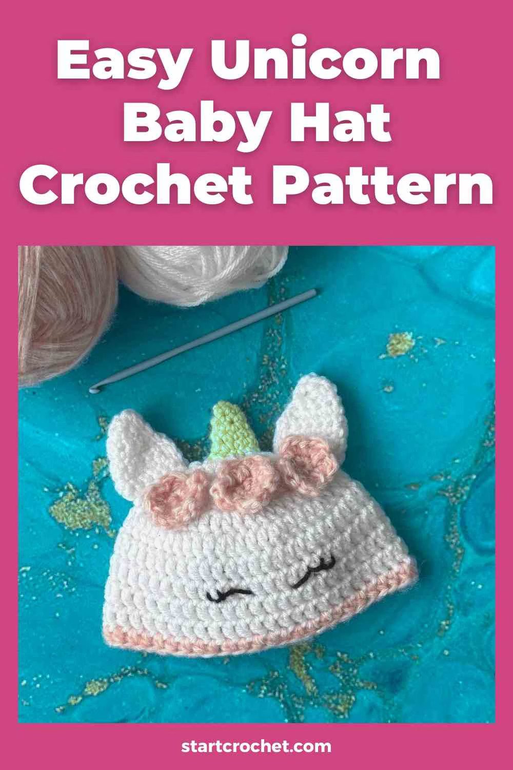 3 Crochet Unicorn Baby Set Patterns: Lovey, Hat and Booties
