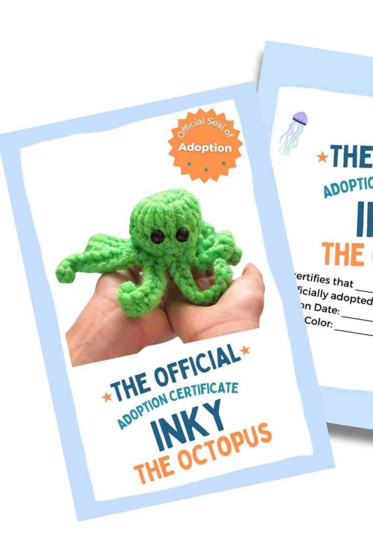 Inky the Octopus – A Free & Simple Crochet Pattern for Young Beginners