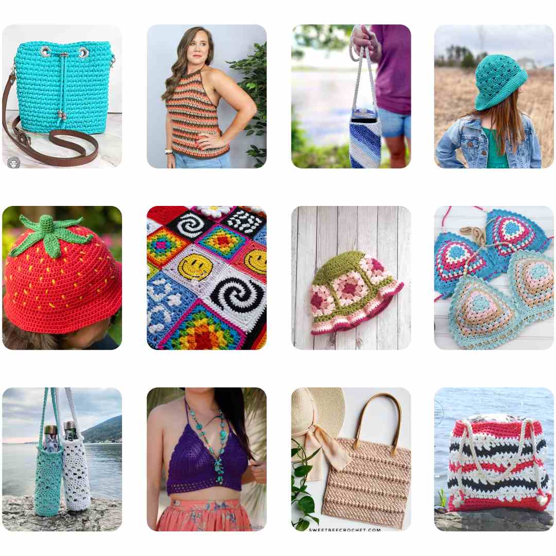 14+ Easy Crochet Patterns That Scream Summer Festival Style