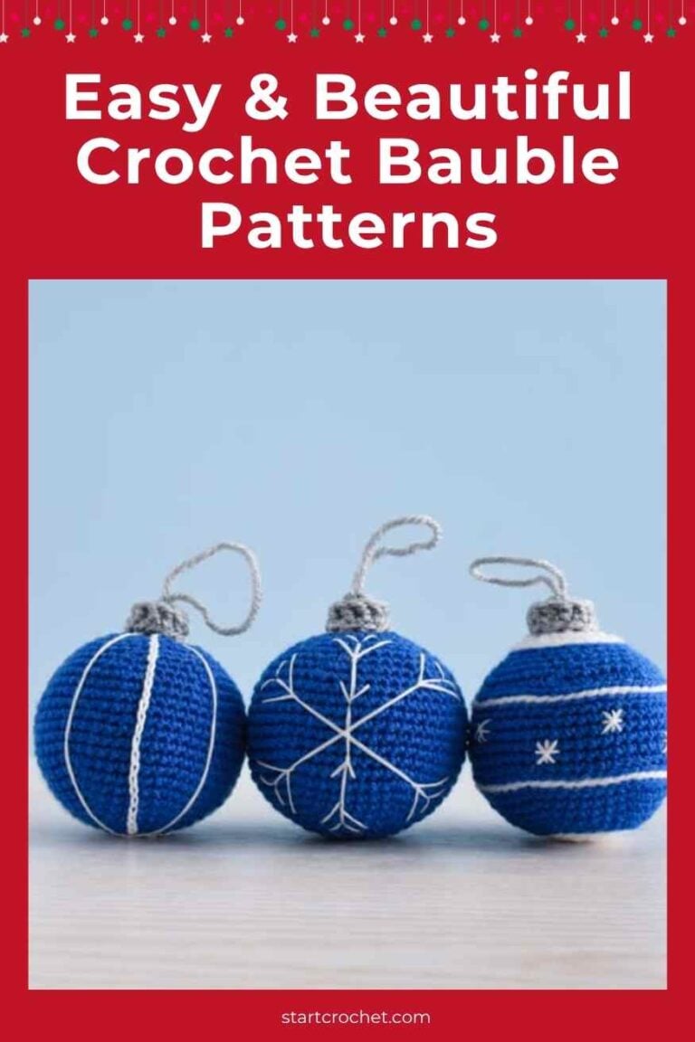 20+ Easy Christmas Bauble Crochet Patterns (Free & Adorable!)