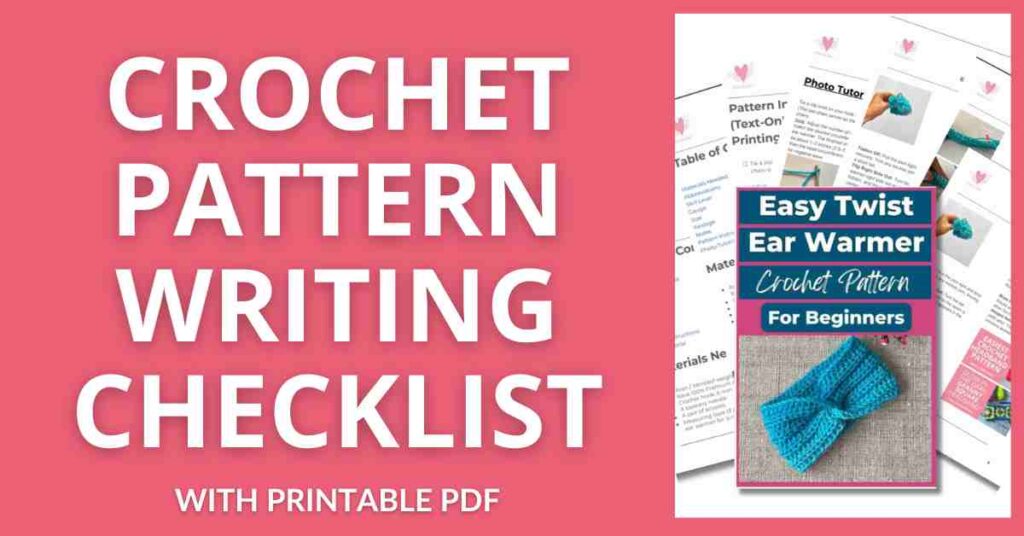 Crochet Pattern Writing Checklist | Free Printable & Email Course